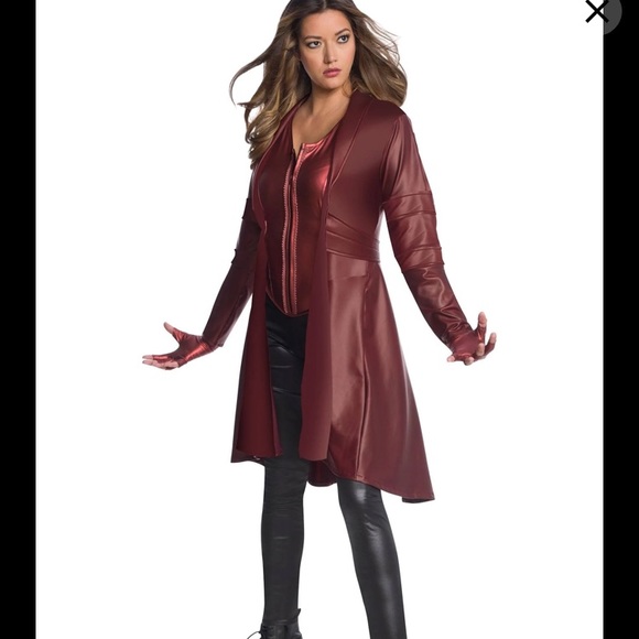 Other | Wanda Maximoffscarlet Witch Costume Wig Gloves Panttop Zipped ...